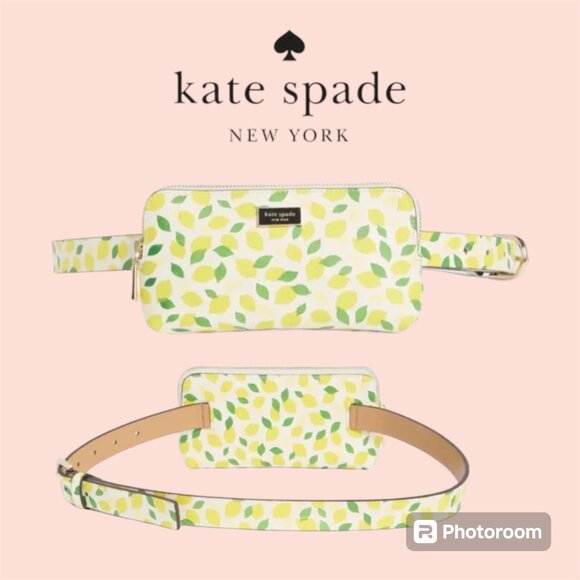 kate spade | Bags | Kate Spade Lemon Drop Crossbody Belt Purse Bag ...